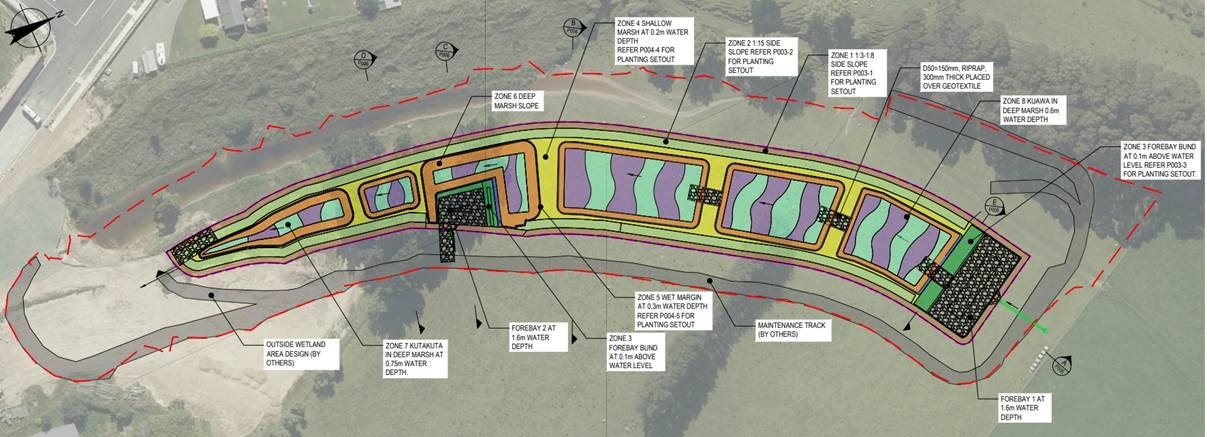 Whakarongo attenuation pond and wetland | Palmerston North City Council